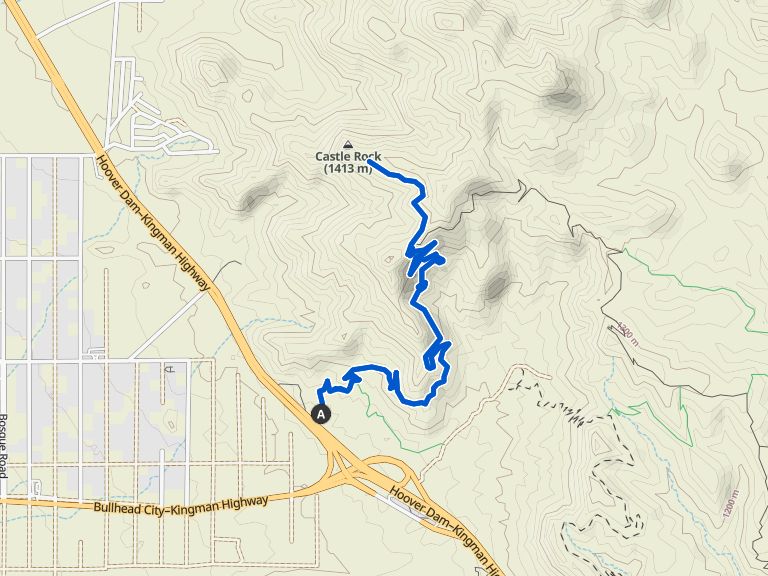 Badger Trail – Cerbat Foothills Recreation Area | Wanderung | Komoot